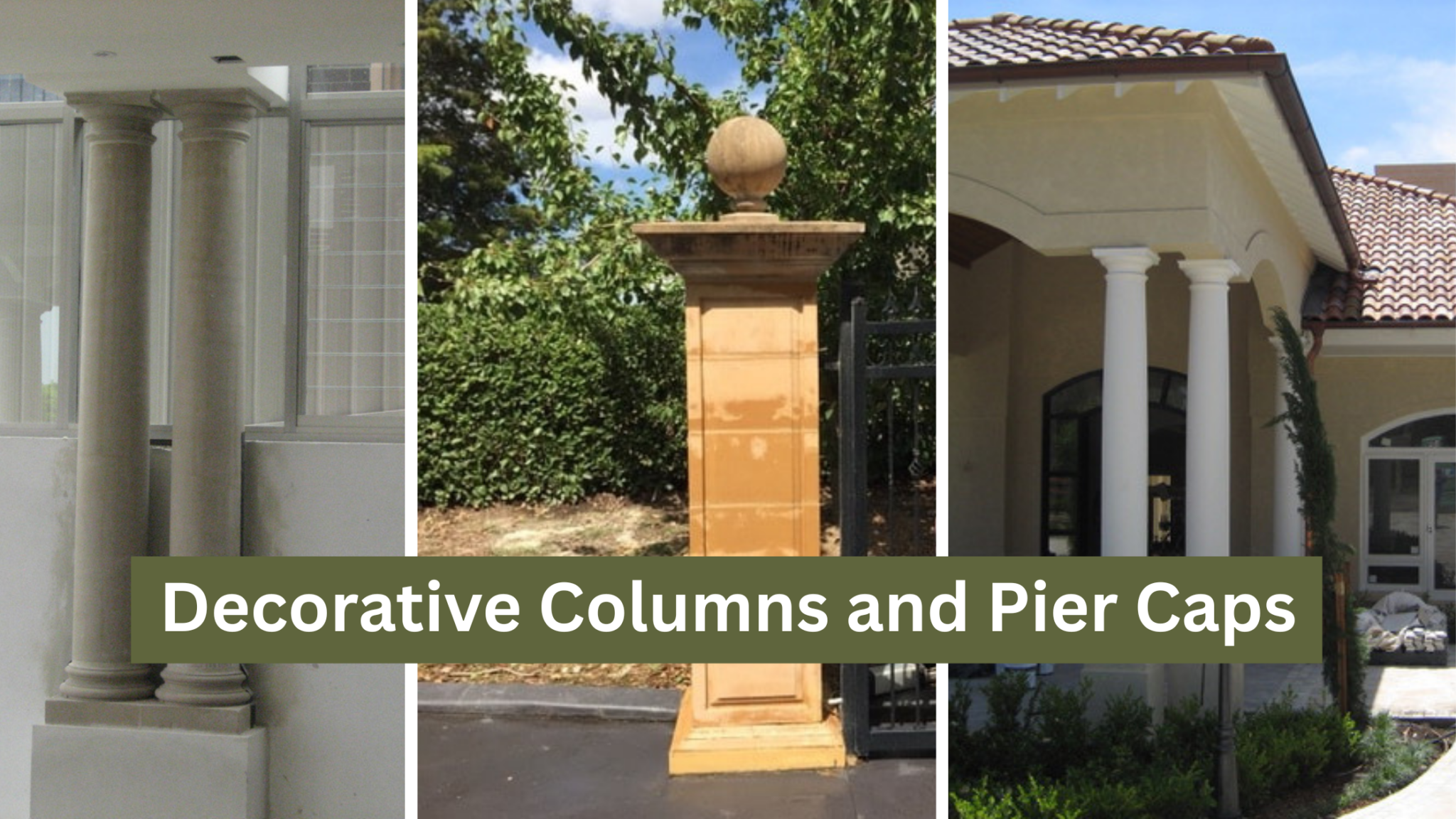 Enhancing Your Garden with Decorative Columns and Pier Caps | JCV