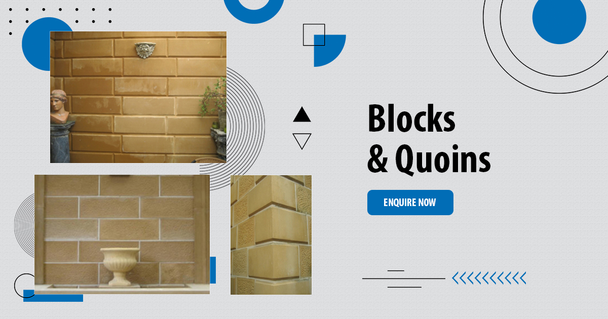 Stone & Brick quoins | Block Quoins Sydney | JCV