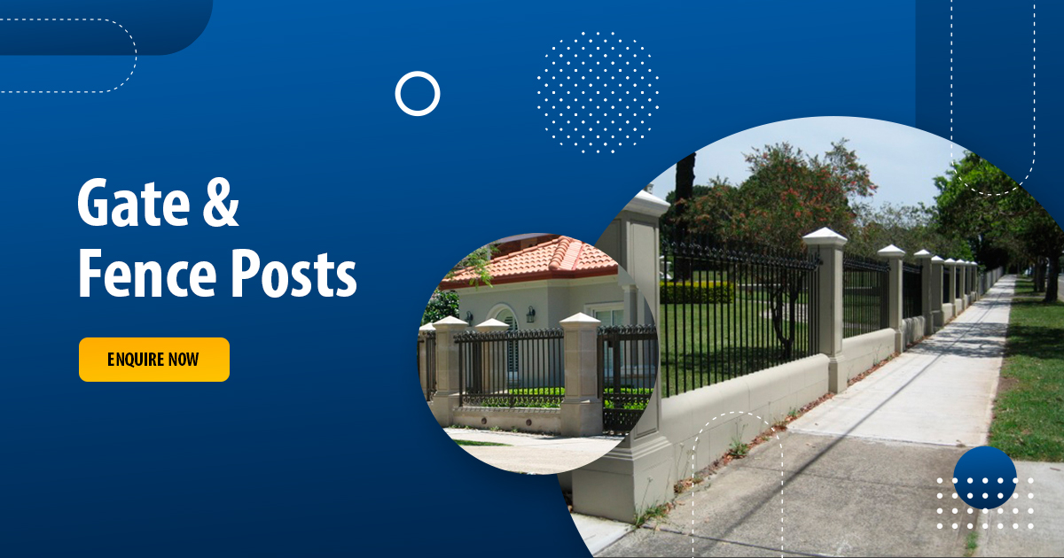 Gate & Fence Posts | Concrete & Composite Fence Posts Supplier in ...